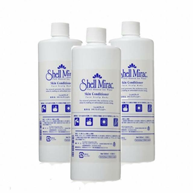 シェルミラック スキンコンディショナー 500ml 3個セット 鼻 黒ずみ 毛穴 スキンケア 吹き出物