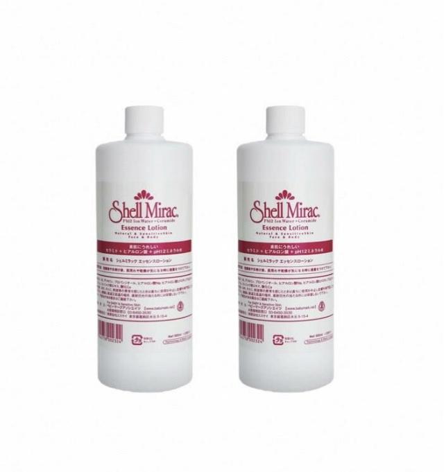 シェルミラック エッセンスローション 500ml 2個セット毛穴対策 しっかり潤う 化粧水 自然派お悩みケア化粧水 スキンケア化粧品 敏感肌 乾燥肌 かゆみケア 保湿 除菌 セラミド