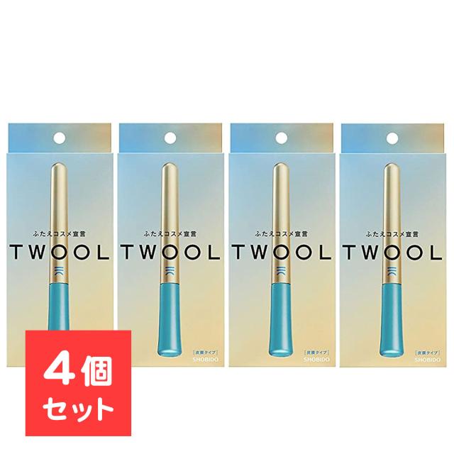 4個セット TWOOL トゥール 皮膜 ウォータープルーフ アイプチ 折式 折しき 2重 二重 折式ふたえ バレない ナチュラルメイク 簡単 便利 プッシャー付き 3ml 粧美堂の通販はau ...