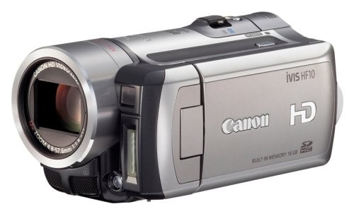 Canon フルハイビジョンビデオカメラ iVIS (アイビス) HF10 iVIS HF10 (内（中古品）