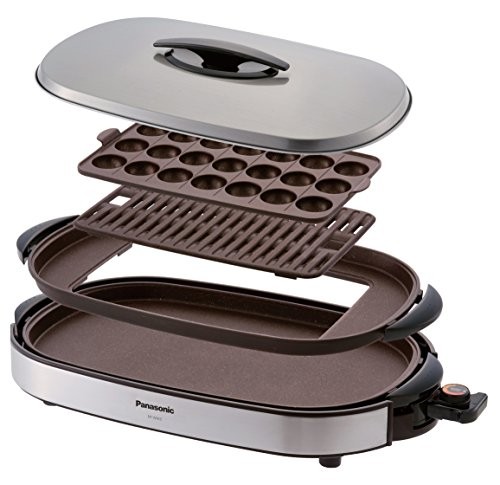パナソニック ホットプレート シルバー NF-WM3-S（中古品）
