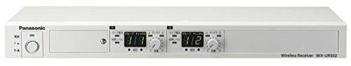 パナソニック 800 MHz帯ワイヤレス受信機(2波用) WX-UR502（中古品）