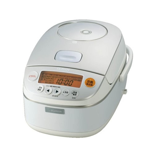 ZOJIRUSHI 圧力IH炊飯ジャー 【5.5合炊き】 ホワイト NP-BT10-WB（中古品）
