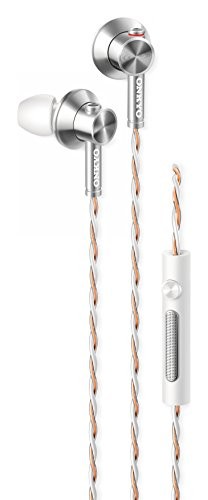 ONKYO E700M イヤホン カナル型/ハイレゾ対応 ホワイト E700MW（中古品）