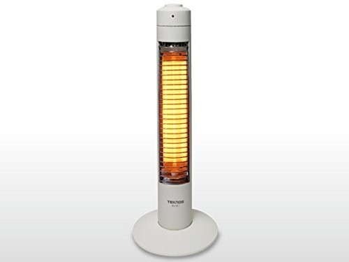 TEKNOS スリムハロゲンヒーター300W コードフック付 PH-307（中古品）