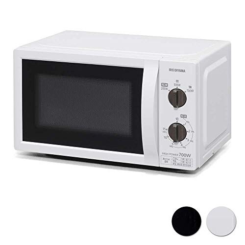 アイリスオーヤマ 電子レンジ 17L ターンテーブル ホワイト 50Hz/東日本 IM（中古品）