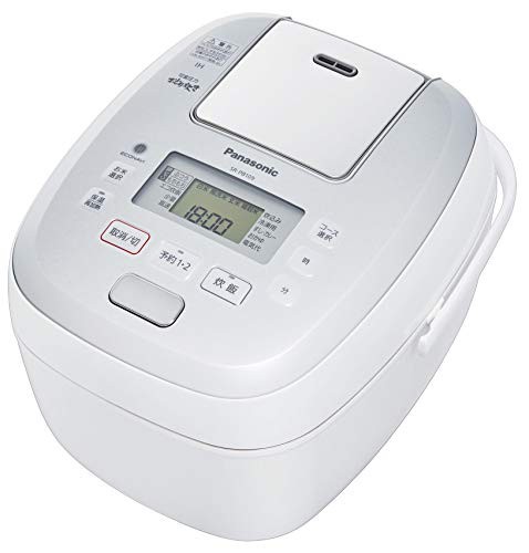 パナソニック 炊飯器 5.5合 圧力IH式 おどり炊き ホワイト SR-PB109-W（中古品）