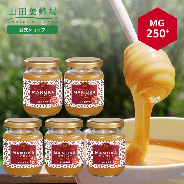 マヌカ蜂蜜 MG250+ ( クリームタイプ ) 100g×5本 お歳暮