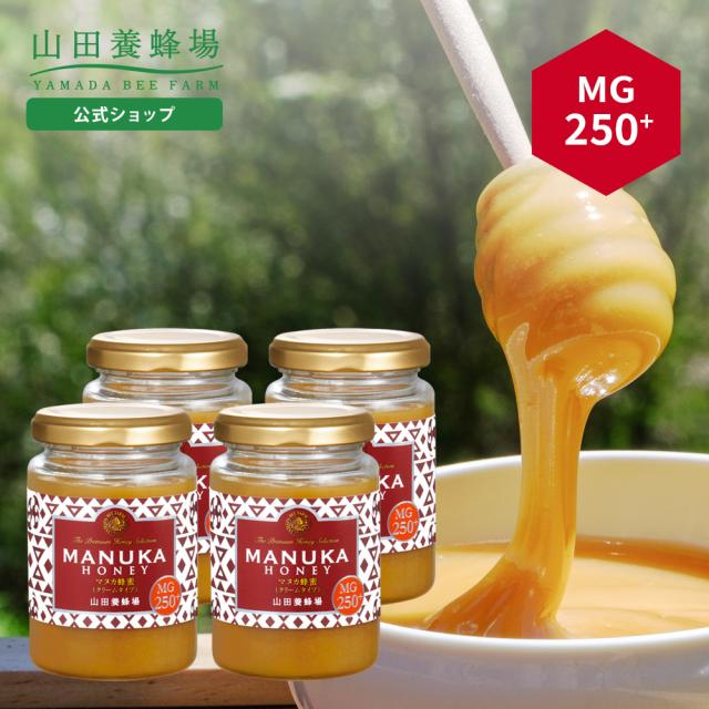 マヌカ蜂蜜 MG250+ (クリームタイプ) ＜200g×4本＞  お歳暮