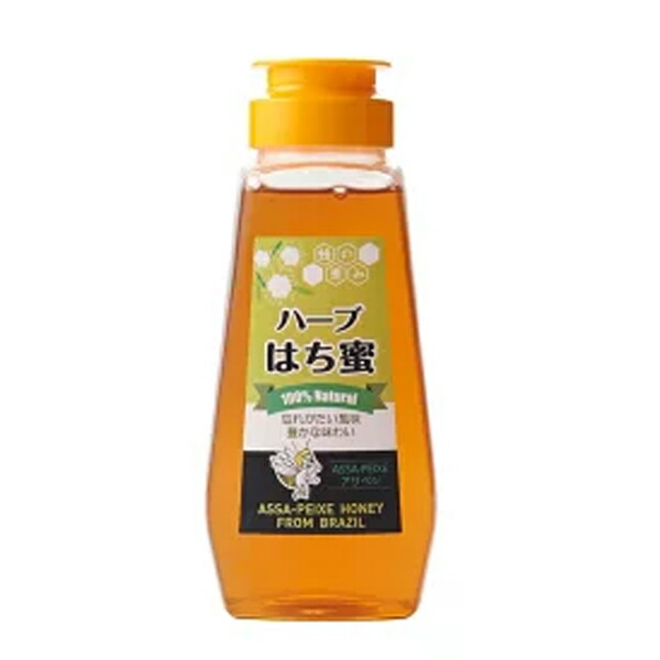 サンフローラ ハーブはち蜜（バルブ・ボトル） 300g×12本セット 100％ブラジル産天然ハチミツ