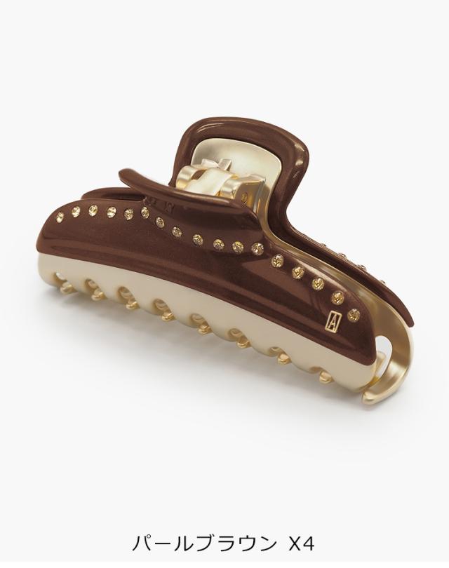 アレクサンドル ドゥ パリ クリップ ヘアクリップ L 大きめ おしゃれ 髪留め ヘアークリップ ヘアアクセサリー ロングヘア ブランド ヴァンドームクリップ アレクサンドルドゥパリ スワロフスキー 5.5cm×10.5cm ALEXANDRE DE PARIS VENDOME L Clip ICCL-12832-03 送料無料