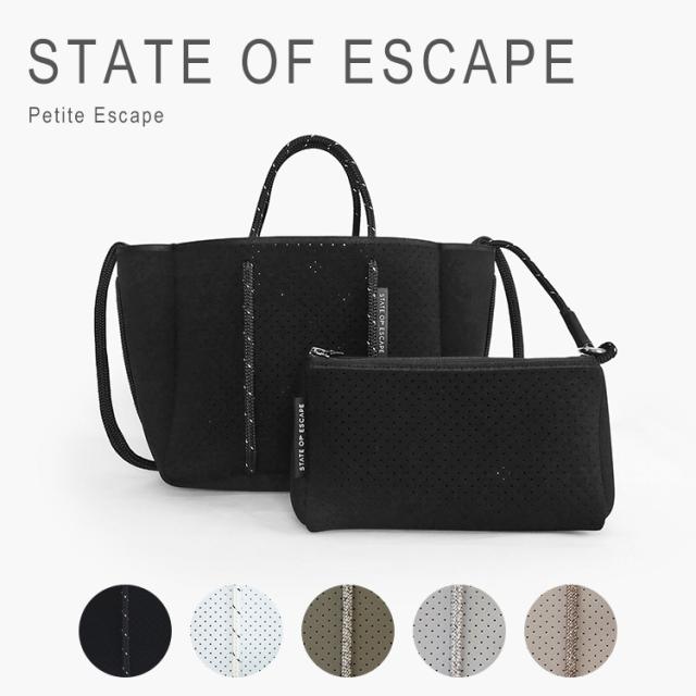 ステイトオブエスケープ バッグ ショルダーバッグ レディース プチエスケープ  ハンドバッグ 斜めがけ 大人 軽量 2way ブランド 小さめ おしゃれ ポーチ付き ネオプレン ステートオブエスケープ State of Escape Petite Escape 送料無料