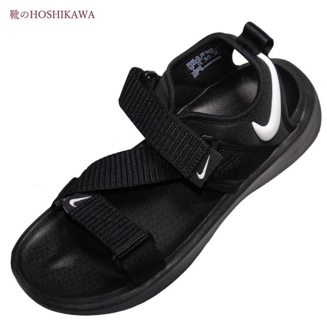 【靴のHOSHIKAWA】  『NIKE DJ6605-001』 ナイキ ビスタ 24cm〜28cm メンズ ブラック マジックテープ 合成皮革 春夏 軽量