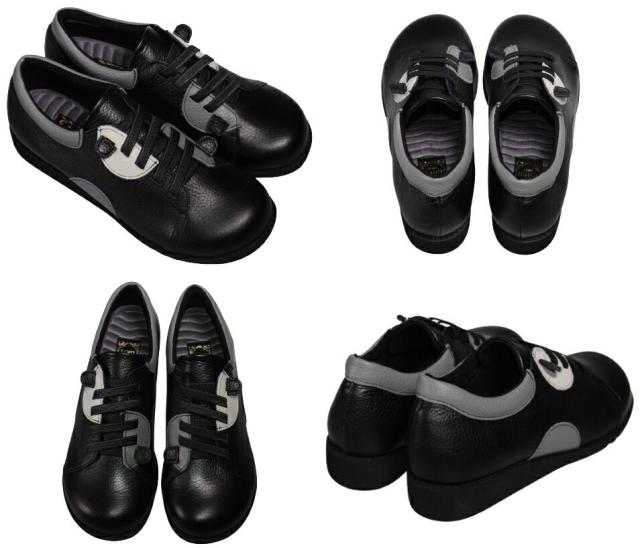 【靴のHOSHIKAWA】  『LOIR et CHER I-37』 ロアールエシェール  22cm〜24.5cm 5E レディース カーキ コンフォート 幅が広い 国産 本革