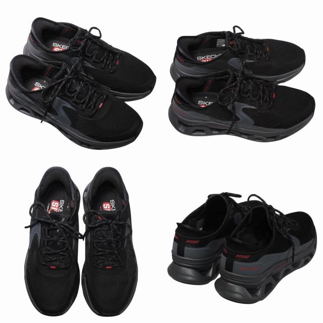 【靴のHOSHIKAWA】  『SKECHERS 232921』 スケッチャーズ スニーカー スリップインズ メンズ 24.5cm〜29cm グレー グライドステップ アルタス 立ったまま履ける 合皮