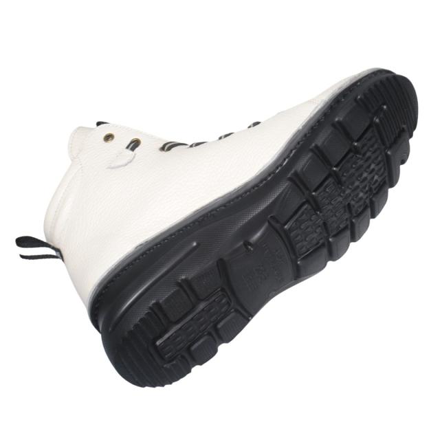 【靴のHOSHIKAWA】  『A-OK 0273』 エーオーケー ミドルブーツ 21.5cm〜25cm EEEE ブラック レディース ゴムレース ミドル丈 国産 幅広 厚底 軽量 秋冬