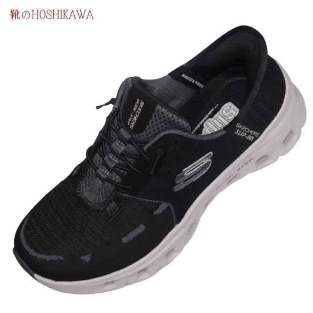 【靴のHOSHIKAWA】  『SKECHERS SPORTL 150420』 スケッチャーズ スニーカー 22cm〜26.5cm レディース スリップインズ 運動靴 ブラック 合皮