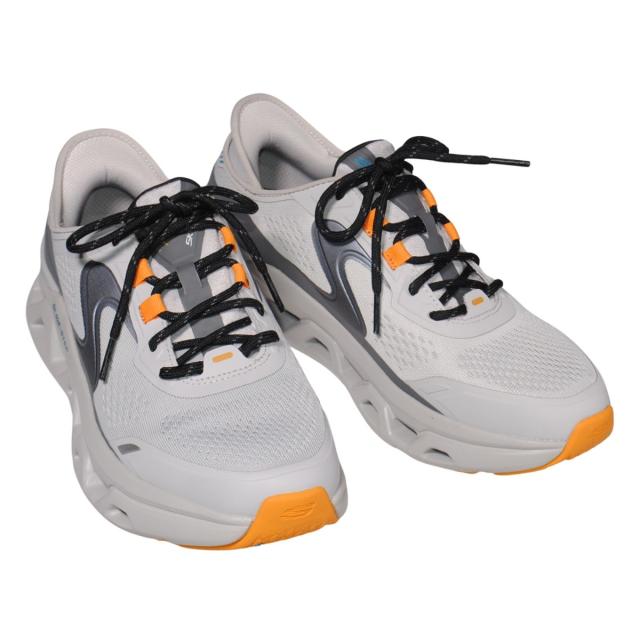 【靴のHOSHIKAWA】  『SKECHERS 232921』 スケッチャーズ スニーカー スリップインズ メンズ 24.5cm〜29cm グレー グライドステップ アルタス 立ったまま履ける 合皮