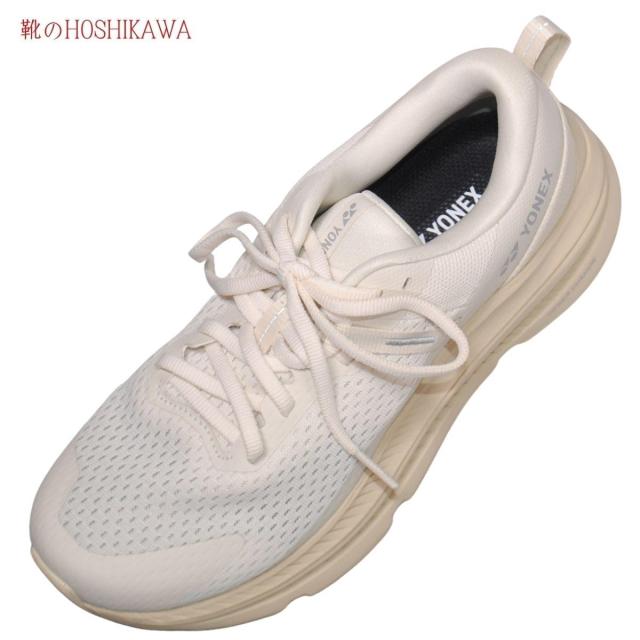 【靴のHOSHIKAWA】  『YONEX SHRGL1M』 カーボンクルーズ グライダー ヨネックス  24.5cm〜29cm メンズ サンドカラー ランニングシューズ 通気性 レースアップ 軽い 合皮