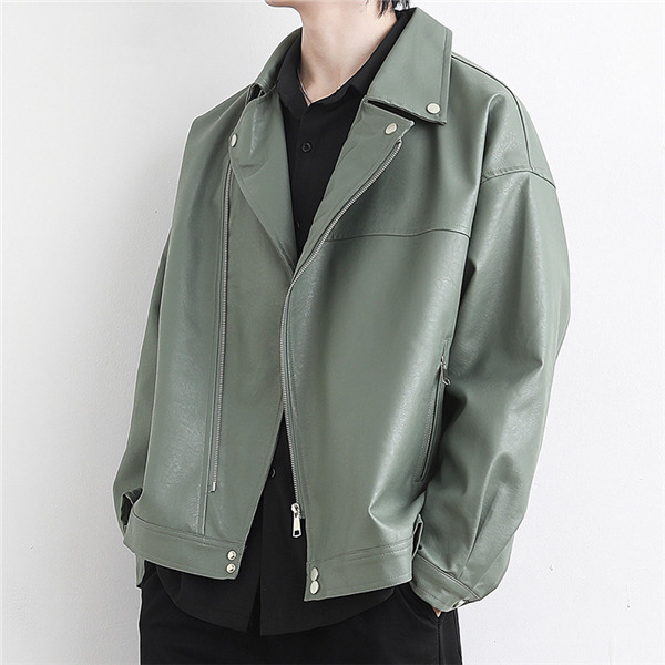 ポイント超超祭 ライダースジャケット メンズ シングル 革ジャン