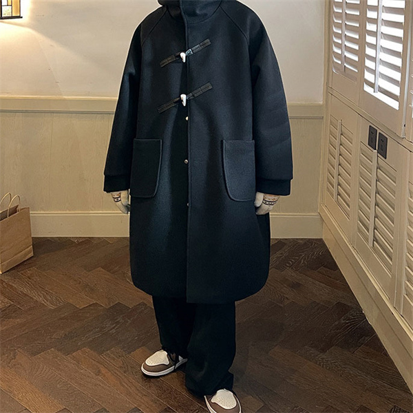 ポイント超超祭 メルトンコート メンズ ダッフルコート ロング