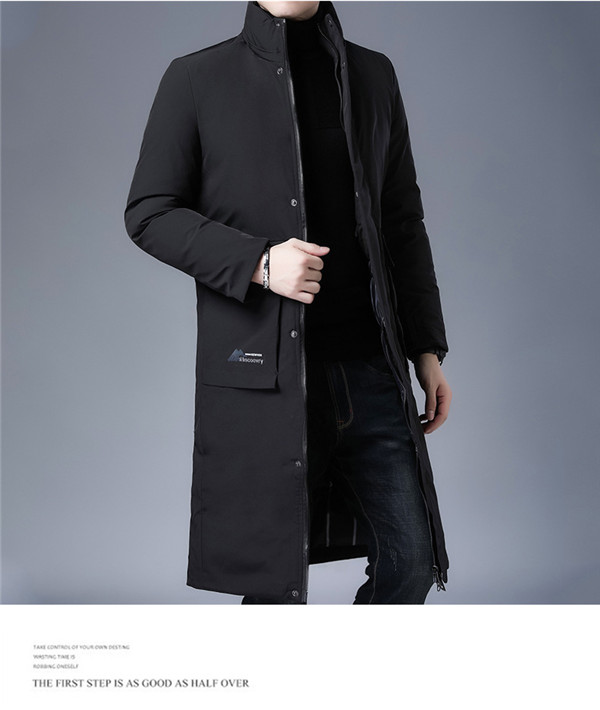 ポイント増量中 ダウンジャケット メンズ ビジネス 中綿コート フード付き ロング丈ジャケット ビジネスコート フォーマル 制服用 通勤 アウター 冬服 ポイント増量中 ダウンジャケット メンズ ビジネス 中綿コート フード