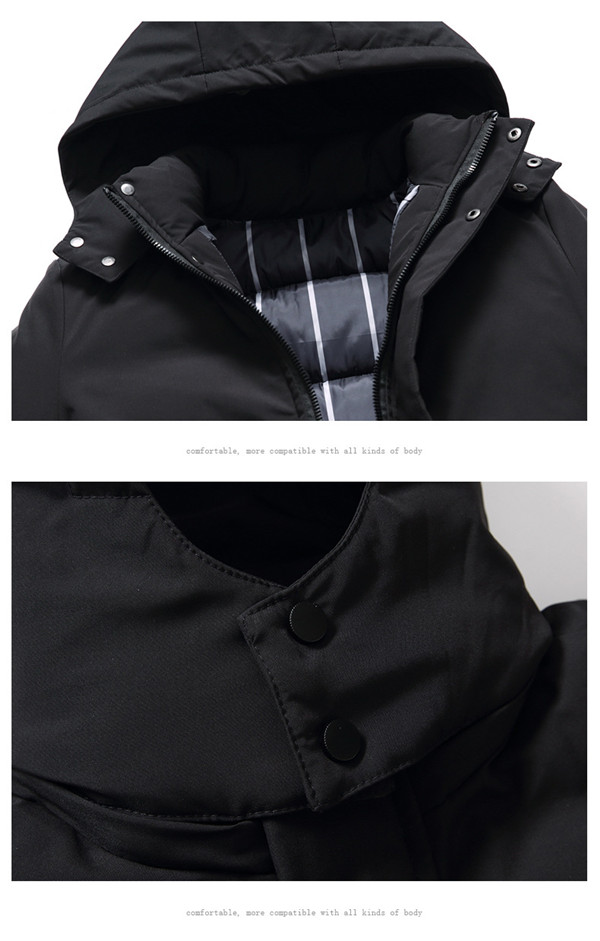 ポイント増量中 ダウンジャケット メンズ ビジネス 中綿コート フード