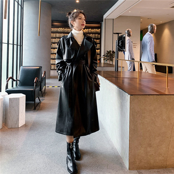 店長イチオシ レザーコート ロングコート スプリングコート ライダース