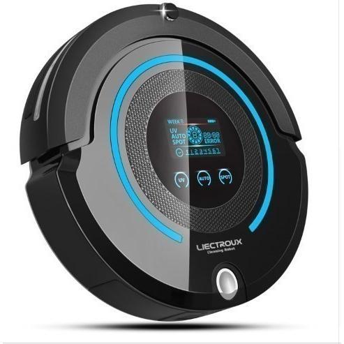 計画型ロボット掃除機a338 (スイープ、掃除、モップ、蒸気滅菌)、スケジュール、バーチャルブロッカー、自動充電