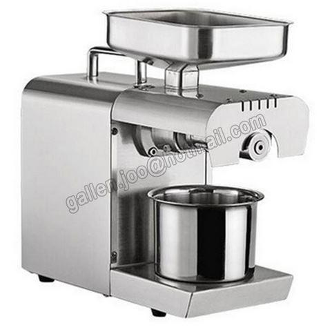 220Vヒート/コールドホームオイルプレス機、ピーナッツ、カカオ大豆