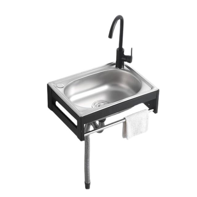 流し台 シンク 壁掛けシンク ガーデン 屋台 キッチンシンク ステンレス、組み立ては簡単 防油 防汚 錆びず 屋外シンク 傷防止 キッチン 業務用 厨房 防音 おしゃ