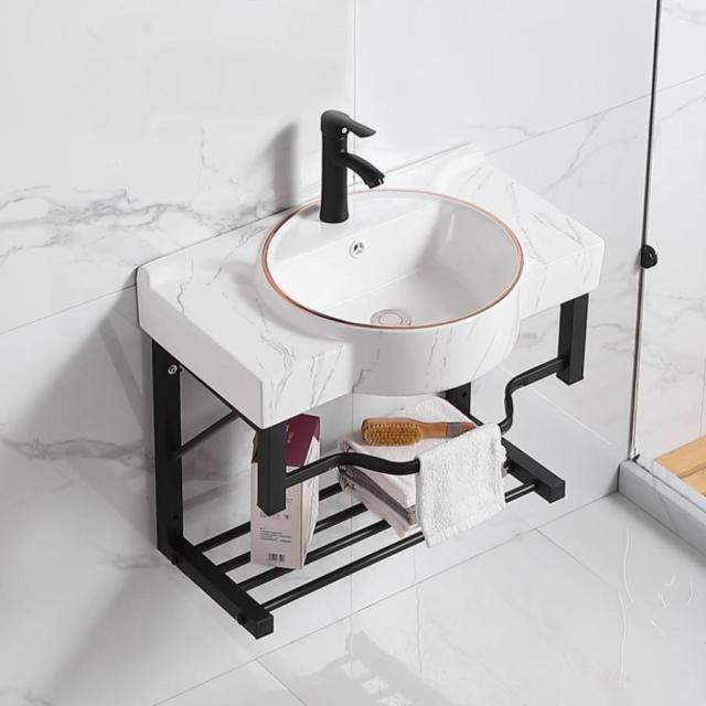 おしゃれ 手洗い器 壁掛け 手洗器 コンパクト 手洗い器 壁掛け 手洗器セット陶器製簡易洗面台 洗面ボウル ガーデキッチ洗面ボール小型 壁付け型手洗い鉢コ