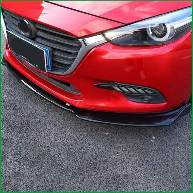 MAZDAーアクセラ32014?2018フロントリップスポイラーABSスタイリッシュ