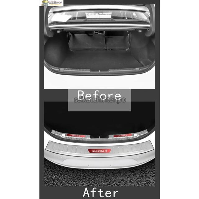 マツダ?MAZDA3 BP系 用 トランクガード トリム リアバンパー