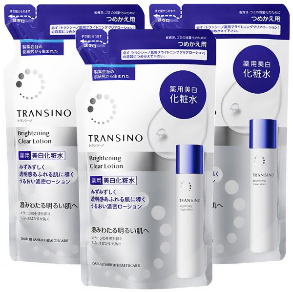 トランシーノ 薬用 ブライトニングクリア ローション つめかえ用 140ml×3個セット 医薬部外品 メール便送料無料