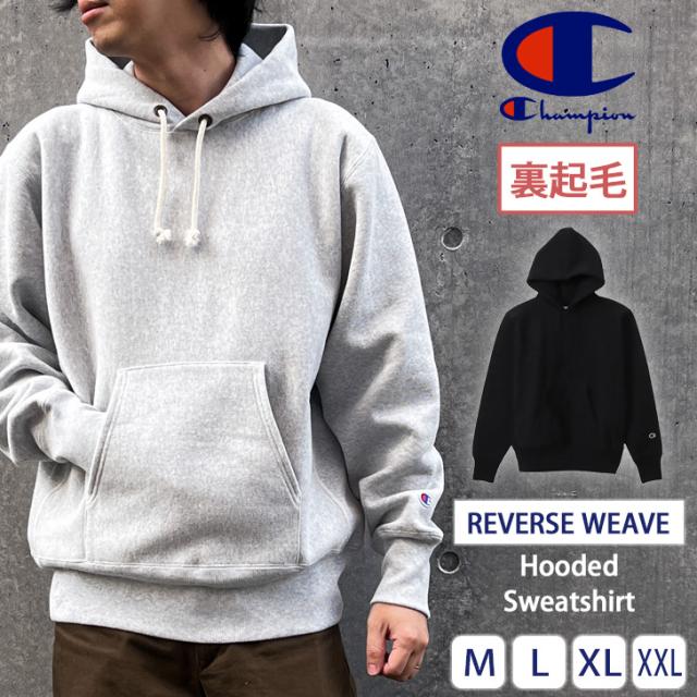 新作 Champion チャンピオン リバースウィーブ フーデッド スウェットシャツ C3-Y132 スウェットパーカー メンズ 裏起毛 トップス パーカー プルオーバー スウェット 大きいサイズ 厚手 11.5oz