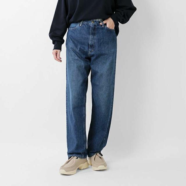 オアスロウ or slow オリジナル セルビッチ デニム ハイウエスト パンツ “JASMIN” 00-1040-95-tr レディース パンツ クーポン対象