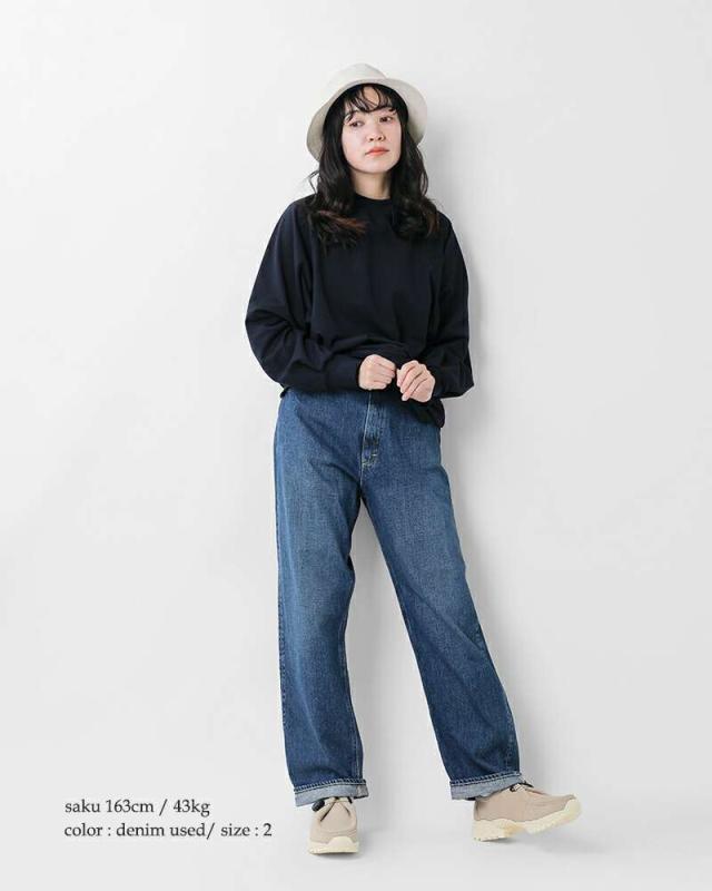 オアスロウ or slow オリジナル セルビッチ デニム ハイウエスト パンツ “JASMIN” 00-1040-95-tr レディース パンツ クーポン対象