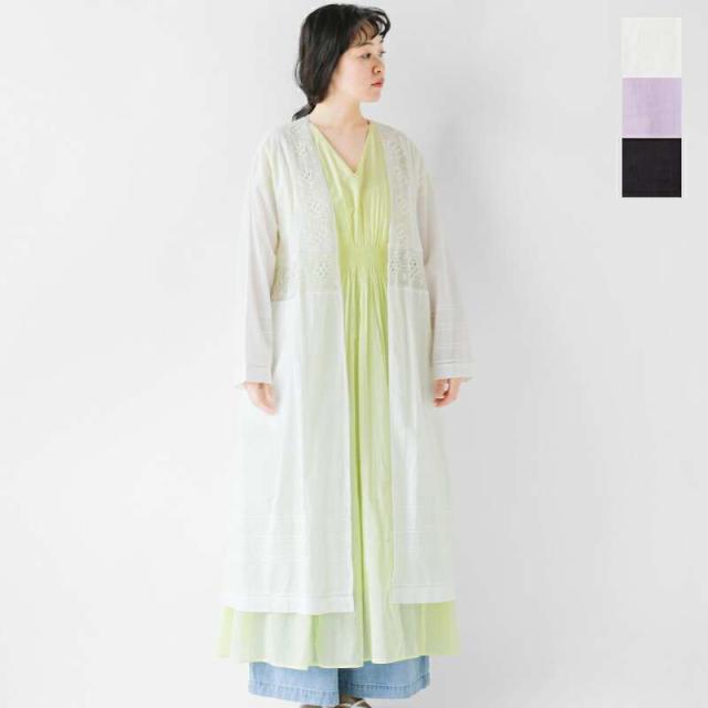 ヌキテパ チュニック ne Quittez pas  キャンブリック レース ガウン “CAMBRIC LACE GOWN” 011141gy3  ☆☆ クーポン対象