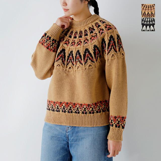 COOHEM コーへン  KOUHEN ノルディック ニット プルオーバー 11-254-020 レディース 2025aw新作 クーポン対象