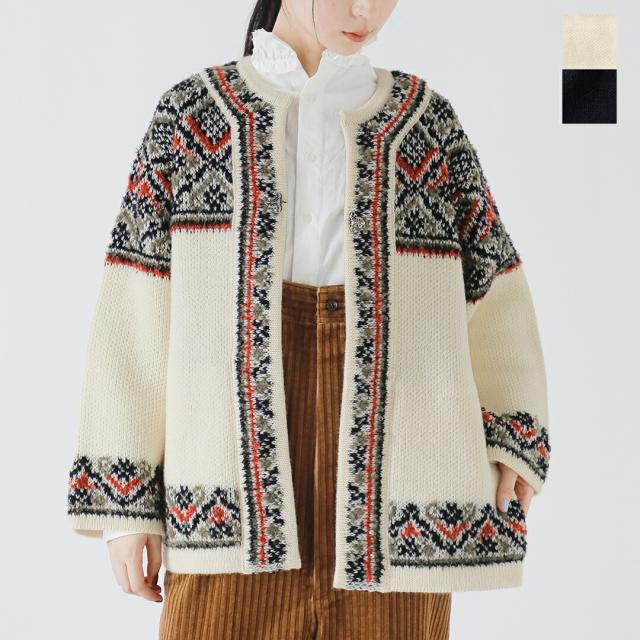 COOHEM コーへン  ウール モヘア ブレンド NORWEGIAN ニット カーディガン 11-254-021-mn 2025aw新作 レディース クーポン対象