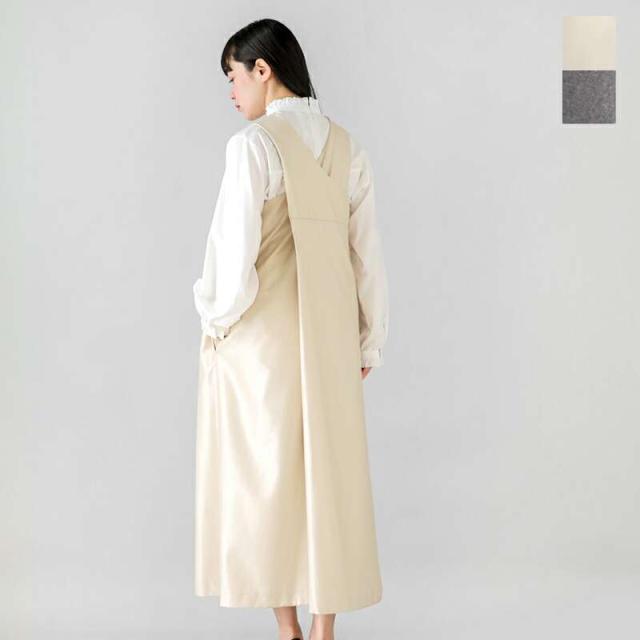 サイ ワンピース Scye シルク ウール ツイル クロスバック ワンピース “Silk Wool Twill Cross Back Dress” 1225-01040 ☆☆ クーポン対象