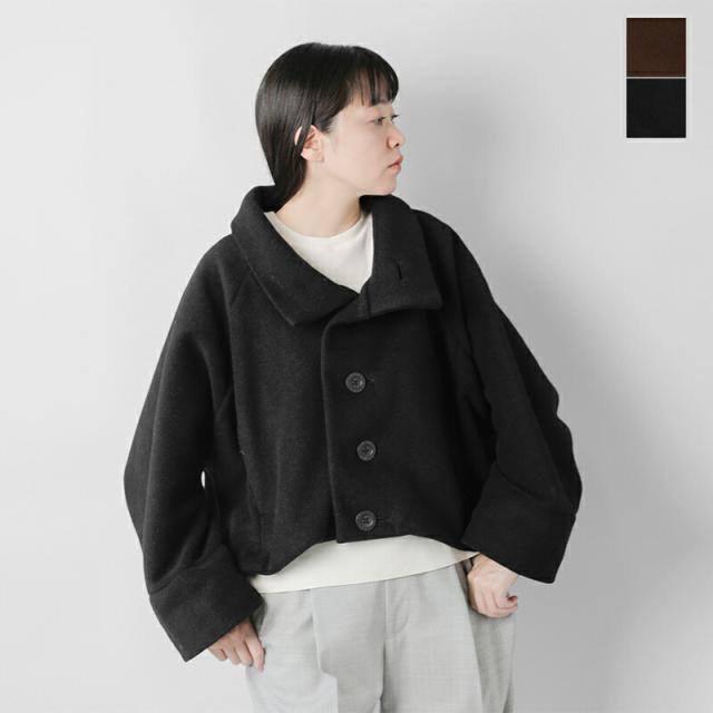 COGTHEBIGSMOKE コグザビッグスモーク  ウール ブレンド フリース スタンドカラー ラグラン ジャケット “MILAN STAND COLLAR BLOUSON” 13802-231-1332-1-nk 2025aw新作 レディース クーポン対象