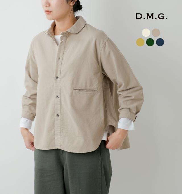 D.M.G. ドミンゴ  コットン ラウンドカラー シャツ 16-0841x レディース 2025aw新作