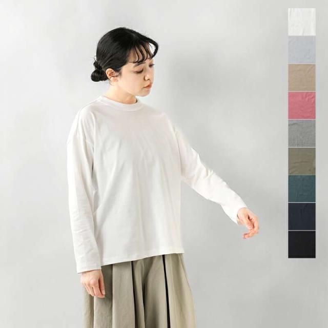 トラバイユマニュアル Tシャツ TRAVAIL MANUEL  ミディ天竺 ロングスリーブ バインダー Tシャツ 2025  ☆☆ クーポン対象