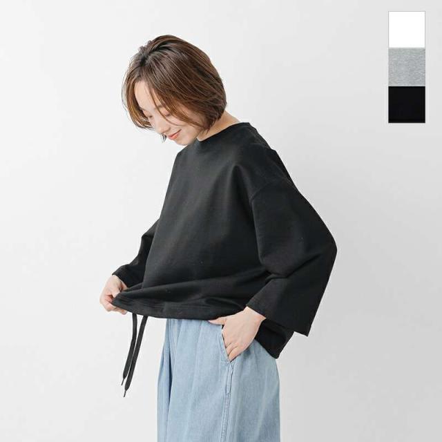 トラバイユマニュアル スウェット プルオーバー TRAVAIL MANUEL コットン ハイゲージ 裏毛 ヘムコード プルオーバー 2033 クーポン対象