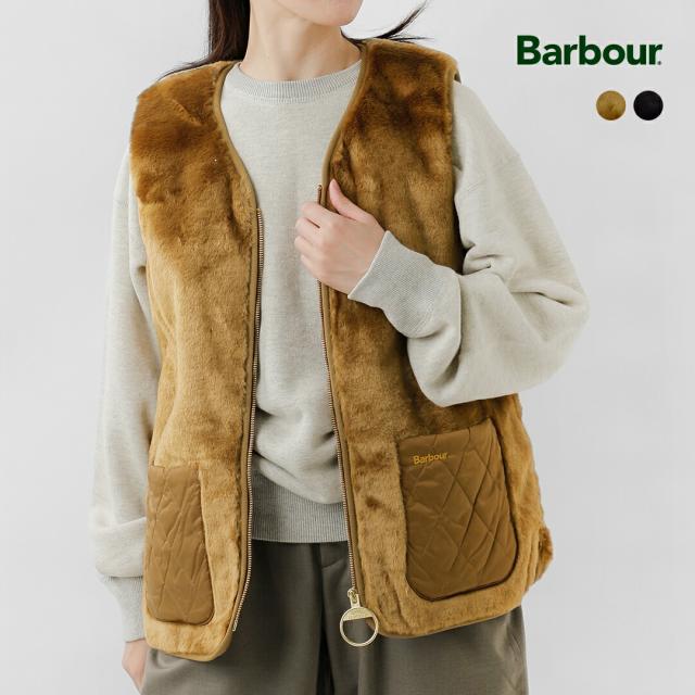 Barbour バブアー  カリン フェイクファー ジレ “KARIN FAUX FUR GILET” 252lgi0201 レディース 2025aw新作 クーポン対象
