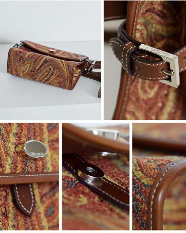 ア ヴァケーション ショルダーバッグ A VACATION スクエア ハンドバッグ “NICOLE” 25aw-a106 ☆☆ クーポン対象