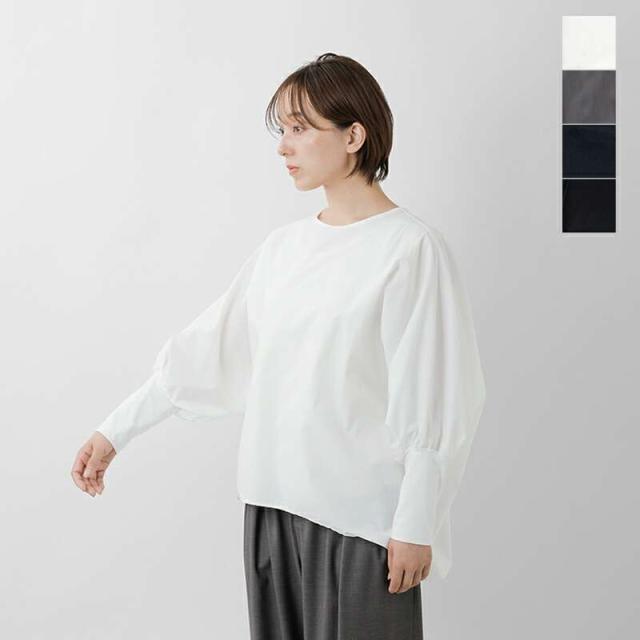 ミズイロインド Tシャツ mizuiro ind  コットン クルーネック コクーン プルオーバー 3-230082  クーポン対象