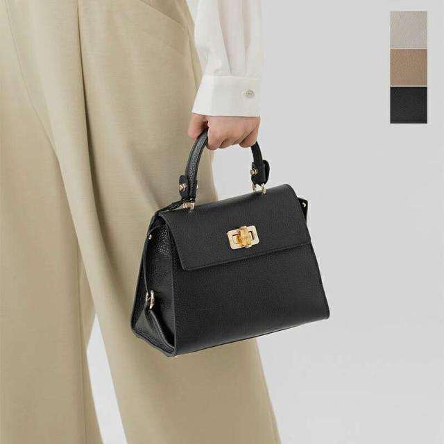 マルコビアンキーニ ハンドバッグ MARCO BIANCHINI  カウレザー トップ ハンドル バッグ 03-3-13-302-4-1  クーポン対象